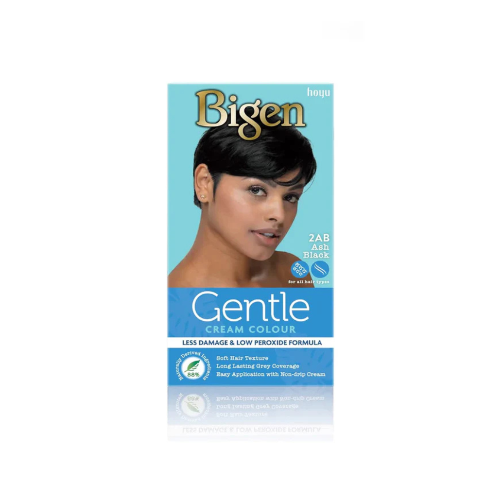Bigen Gentle Cream Colour - 2AB - Ash Black – Bigen France